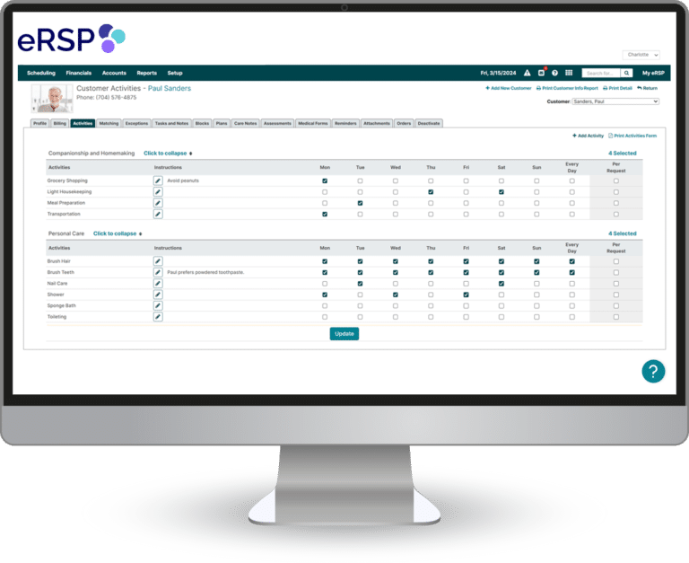 All In One Care Management Software | eRSP